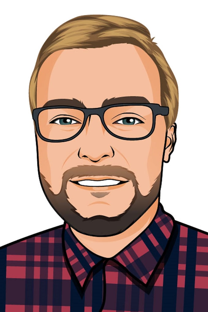 Draw your self photo into portrait avatar by Frart09 | Fiverr