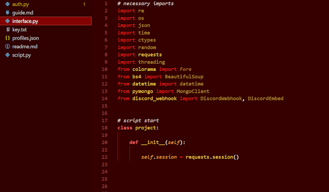 Develop Python Web Automation Or Scraping Or Discord Or Database 