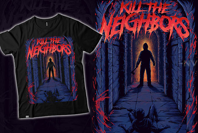 Draw detailed, dark, horror and high quality illustrations by ...