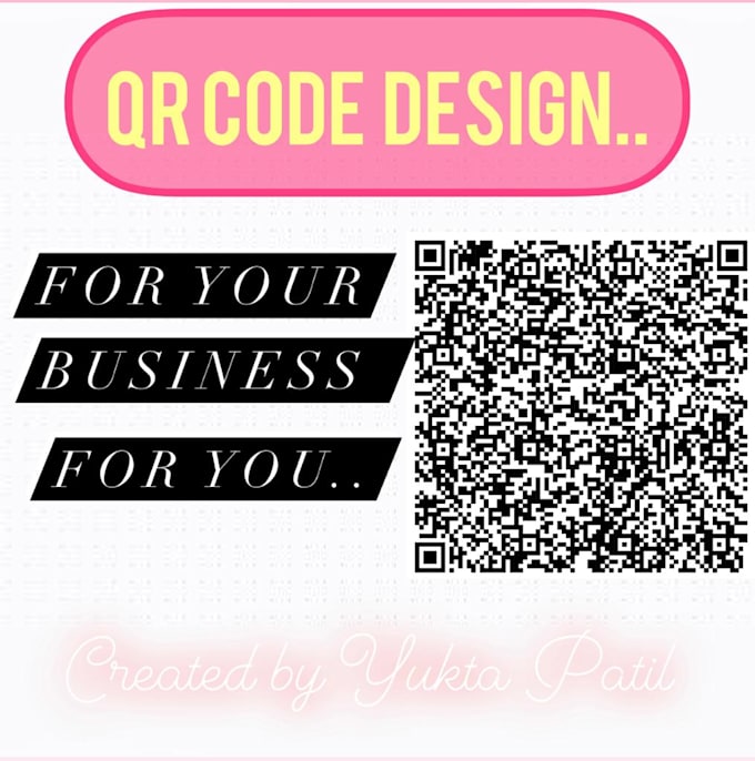 Create unique qr code with logo for business by Patil_yukta | Fiverr