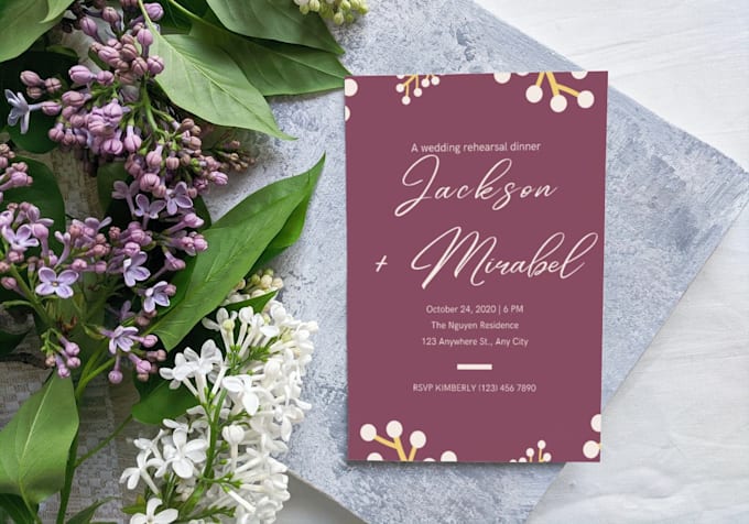 Design a wonderful and creative invitation card by Jayabakshi | Fiverr