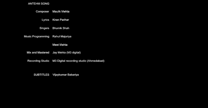 Create rolling end credits for your movies or series by Vijaybabariya ...