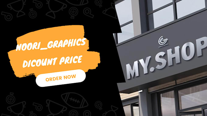 Design amazing store front sign, shop front and vinyl sticker by Noori ...