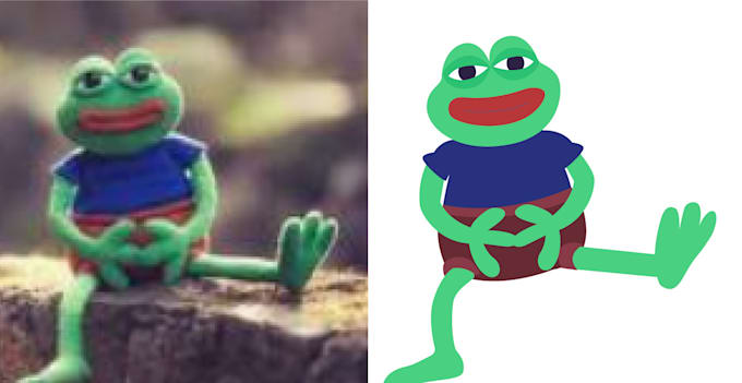 Create a vector graphic from an reference image by Danielteasdale | Fiverr