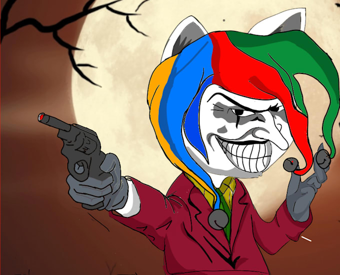 Offer the joker cat character to you by Syaifurroqib | Fiverr