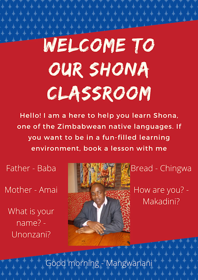 Help you to learn shona, the native zimbabwean language by Lenonmundeta ...