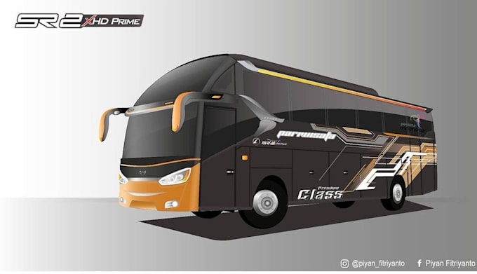 Design a bus livery for your bus by Piyan_mechdsgn | Fiverr
