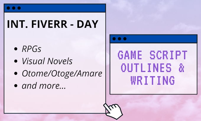 Write your game ideas into a script or outline by Destiniislands | Fiverr