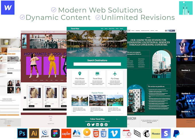 Design and develop webflow website by Smitchell285 | Fiverr