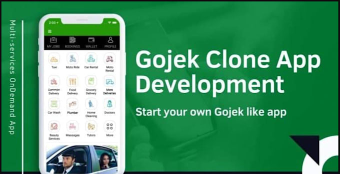 Develop gojek app, taxi app, uber app delivery app, gojek clone app by ...