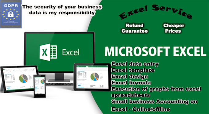 Excel data processing and typing by Alaahashad | Fiverr