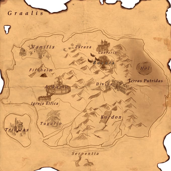 Draw your rpg map by Kanek0 | Fiverr