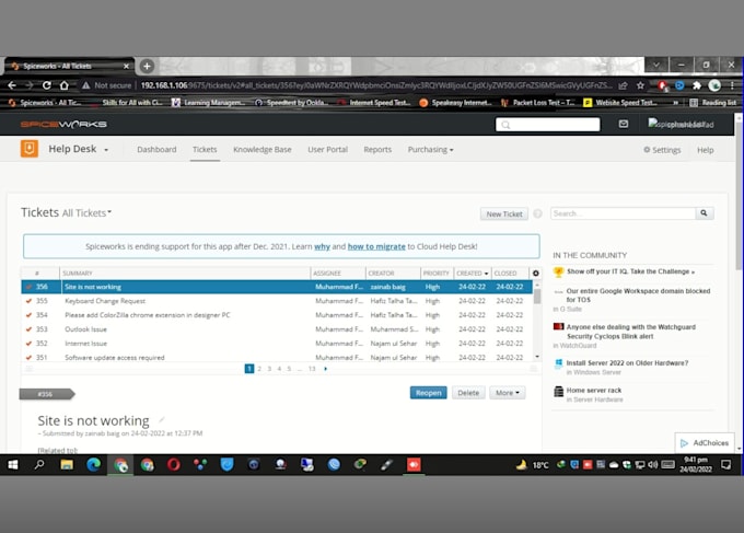 Setup spiceworks on premises ticketing system for you by Fadlucifer ...