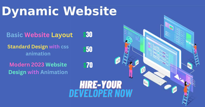 Create a dynamic front end website by Artekulous | Fiverr
