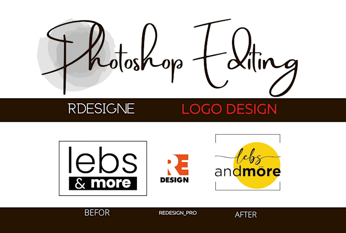 Photoshop editing, background removal, redesign logo design by Redesign ...