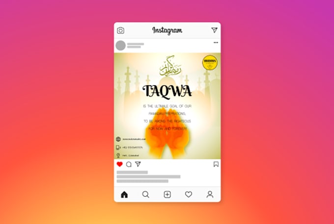 Design islamic images posts for social media use by Junaidbhatti61 | Fiverr