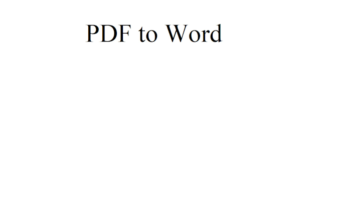 Converting pdf documents to word by Siennaosborne | Fiverr