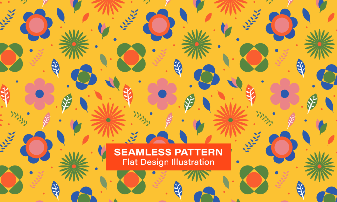 Design vector flat design patterns by Fikrihidajat | Fiverr