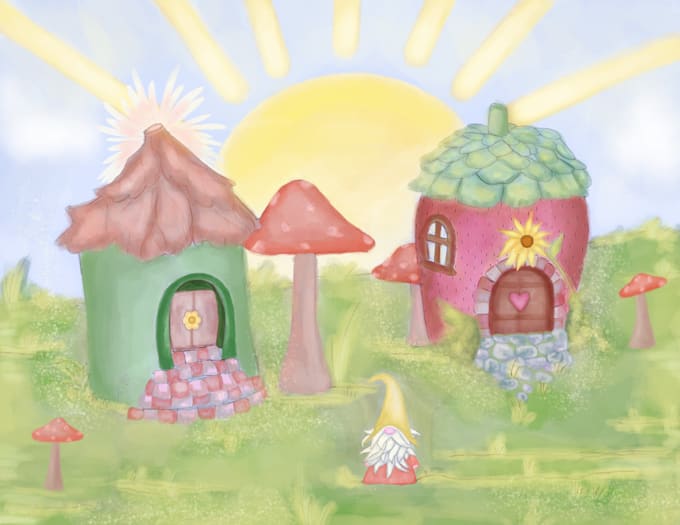 Design childrens story book illustrations by Moonflower_art | Fiverr