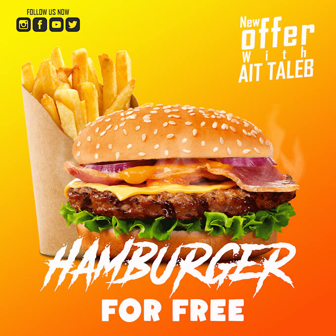 Create a professional post design for all social media by ...