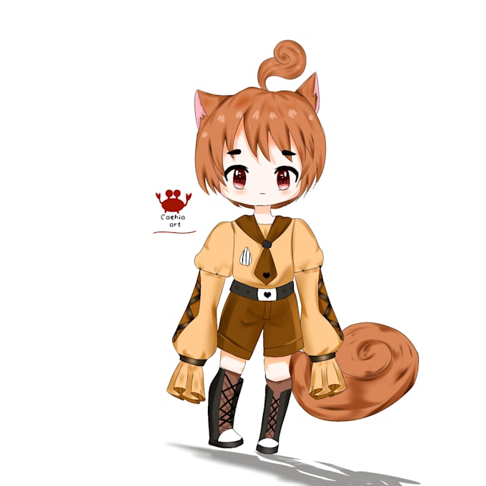 draw-cute-anime-characters-in-a-simple-style-by-nessaghia-fiverr