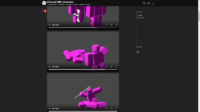 Create a high quality roblox animation for you by Michaelminchin | Fiverr