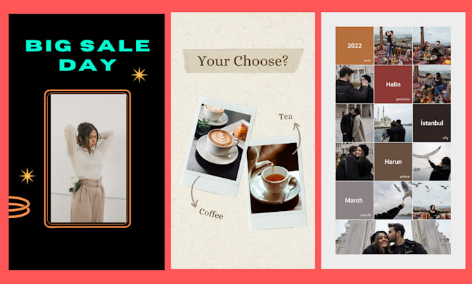 Design professional instagram posts and stories by Ullah_shahid | Fiverr