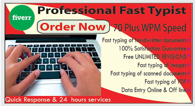 Do ms word, data entry and typing master by D24c29e4 | Fiverr