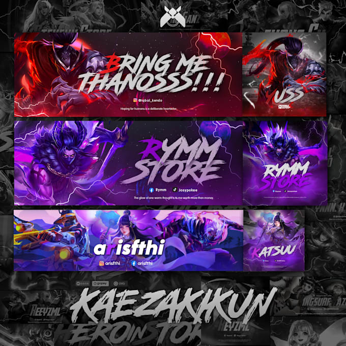 Make a cool mobile legend banner by Kaezakikun | Fiverr