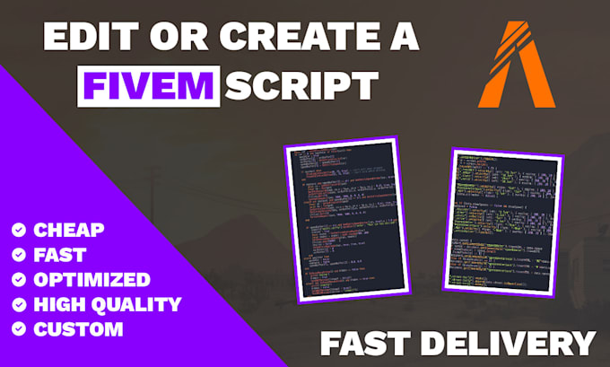 Create or fix a custom fivem script to your liking by Solidifies | Fiverr