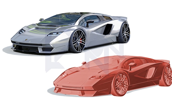 Create your perfect 3d car model by Exiondesigns | Fiverr