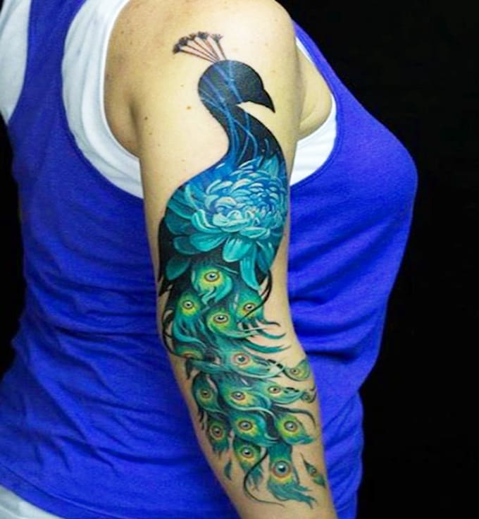 Design a tattoo in line work style by Zarisgaan | Fiverr