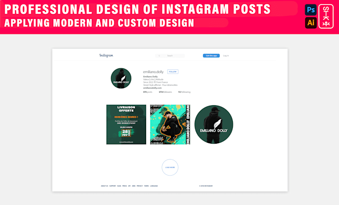 Professional design of instagram posts for you by Stkstudio | Fiverr