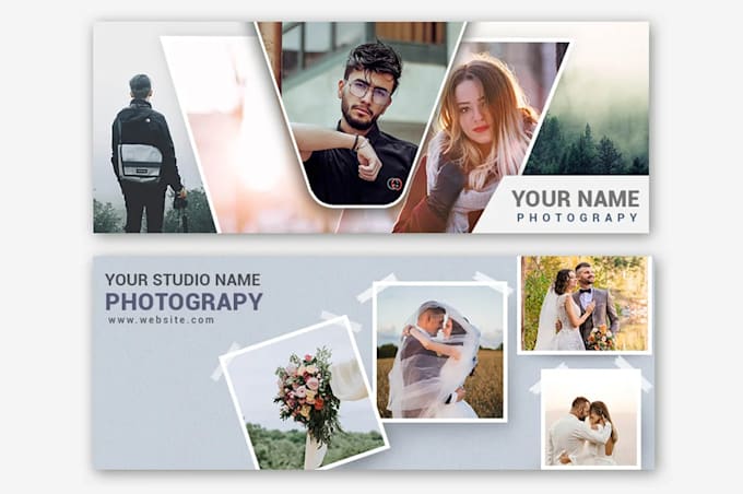 Design a professional facebook cover photo banner by Mainhamza | Fiverr