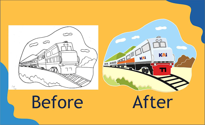 Trace and draw hand drawing to digital vector art by Abas_platopia | Fiverr