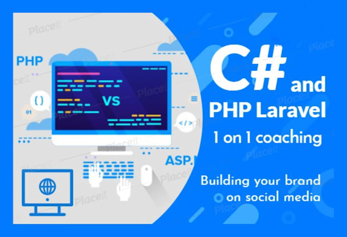 Tutor you in c sharp and php laravel programming basic to advance by ...