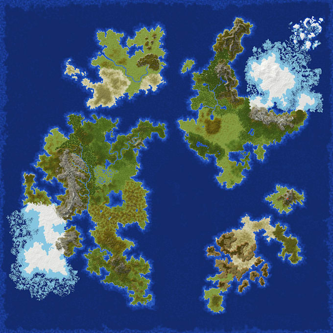Custom minecraft plain maps by Dragonthewho | Fiverr