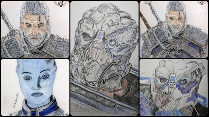 Draw video game characters for you by Dabkoalaarts | Fiverr