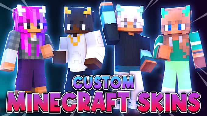 Design high quality custom minecraft skins and more by Uniidesigns | Fiverr