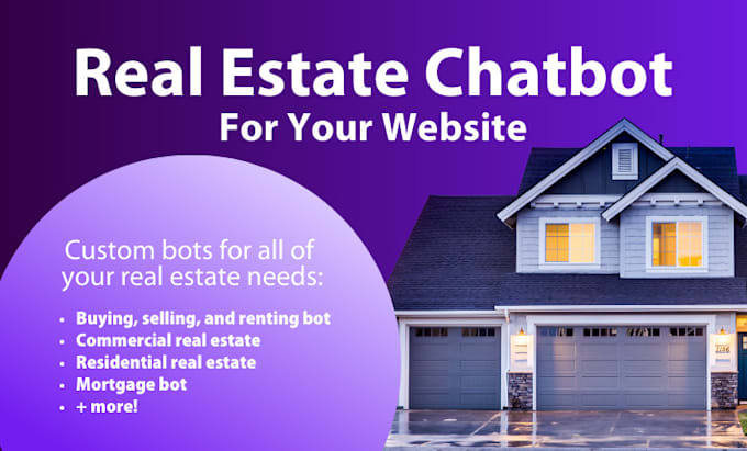 Create a custom real estate chat bot for your website by Idoitwrite ...