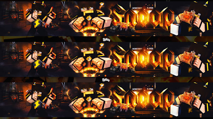 Make perfect minecraft banner for you by Mathartz | Fiverr