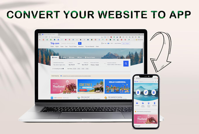 Convert your website into android app by Design_valley54 | Fiverr