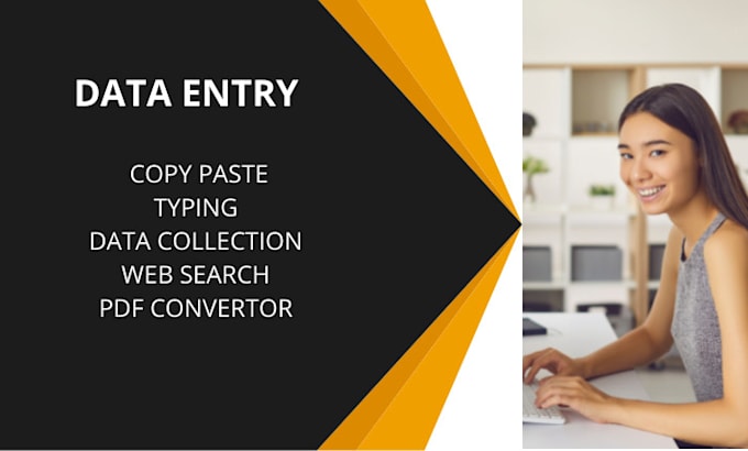 Do data entry work , ms office ,typing ,copy paste work by ...