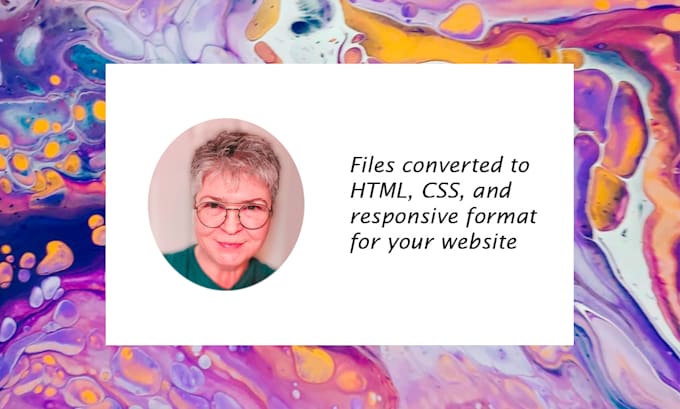 Convert a document into html css responsive by Lilliancozart | Fiverr