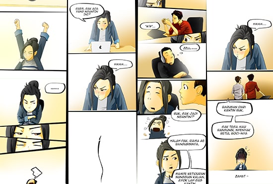 Draw your comic script to an anime, webtoon or any style by Nazhrull ...