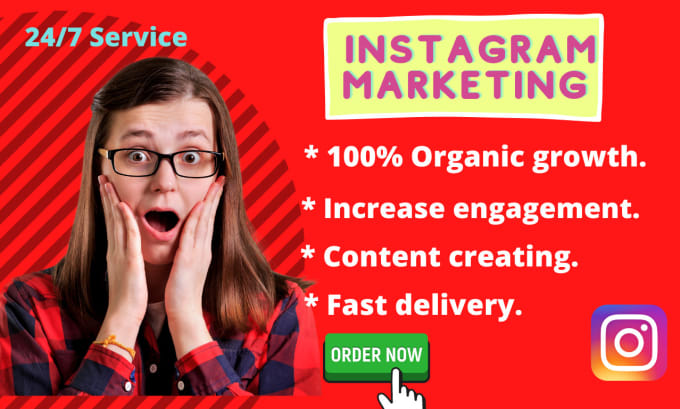 Do Organic Instagram Marketing And Grow Followers By Anikanath Fiverr