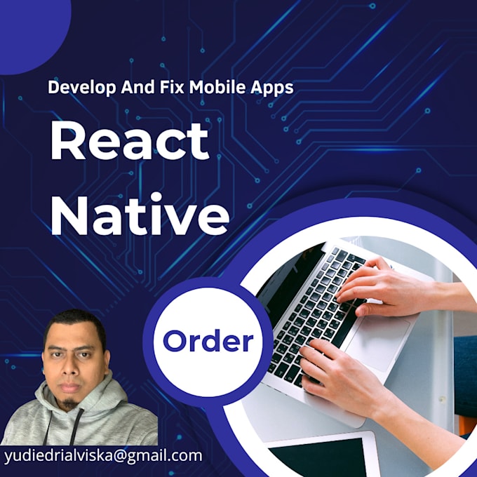 Convert design to react native apps by Yudiedrialviska | Fiverr