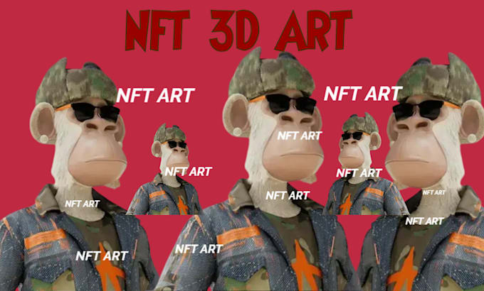 Be nft 3d artist, nft 3d art, 3d nft artist, 3d by Damchileart | Fiverr