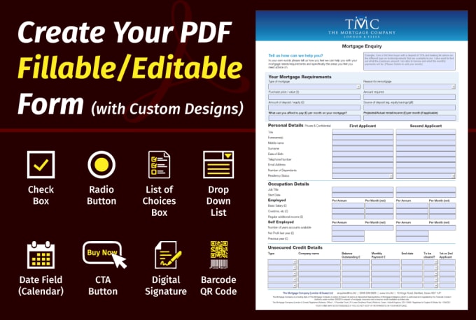 Convert your document to an editable, pdf fillable form by Faizalam1 ...