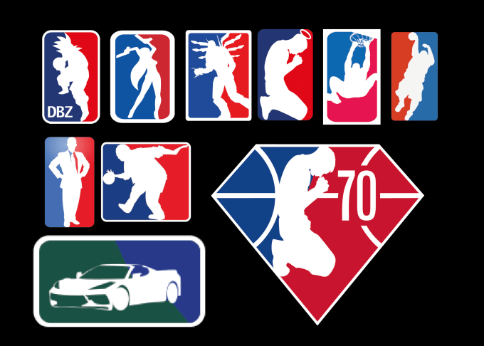 Make a professional custom nba and mlb logo with your name by ...